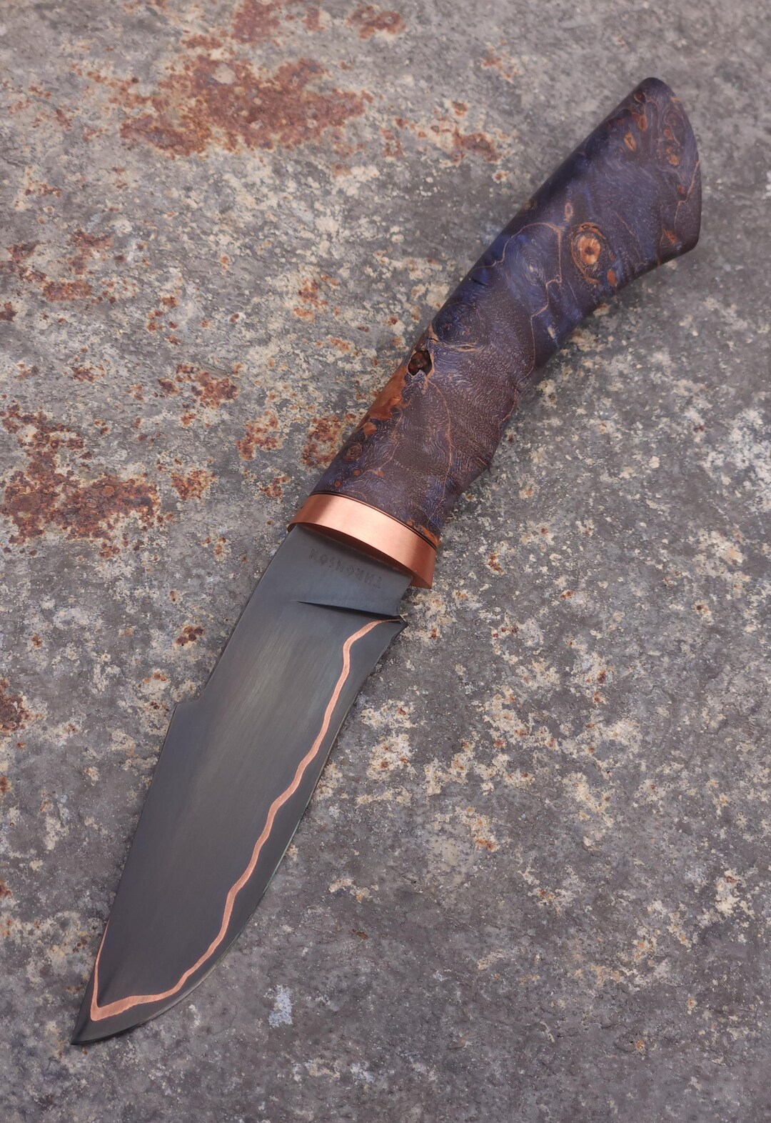 Copper San Mai Hunter (cu-mai) | Made in Montana | Handmade in the USA ...