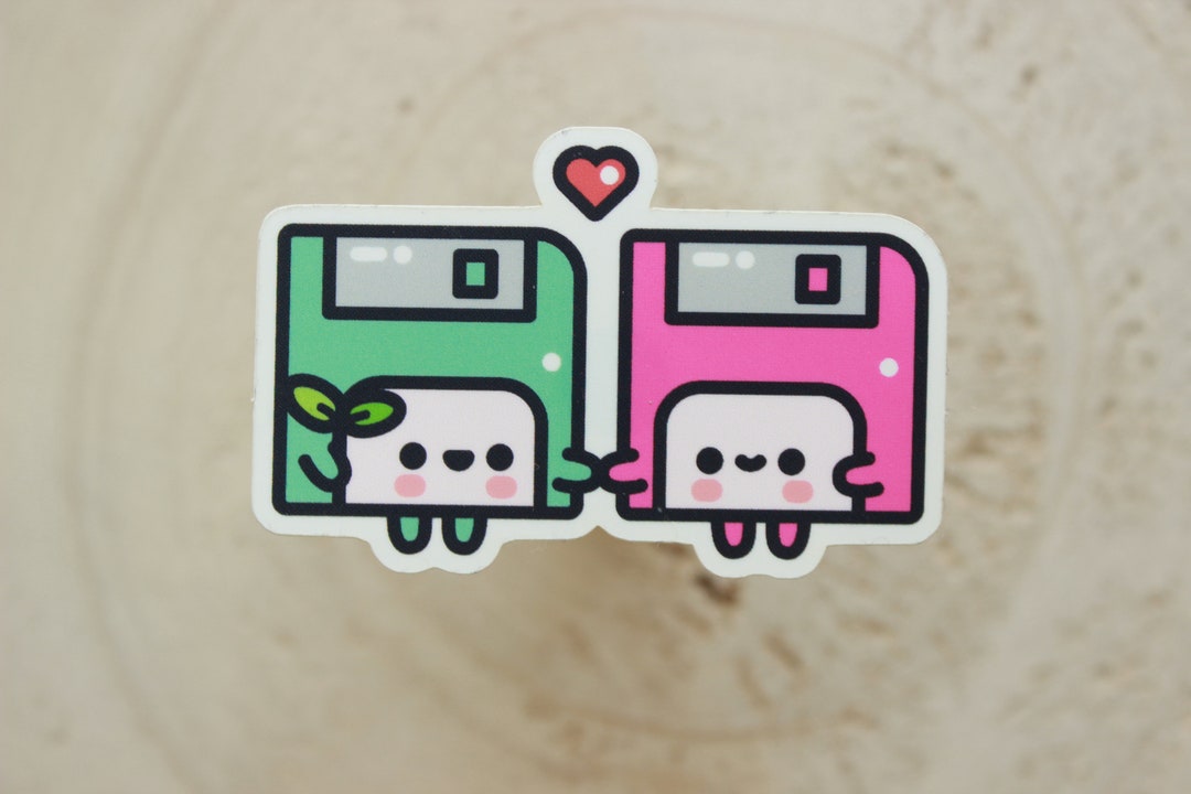 Floppy Disk Sticker Waterproof - Etsy