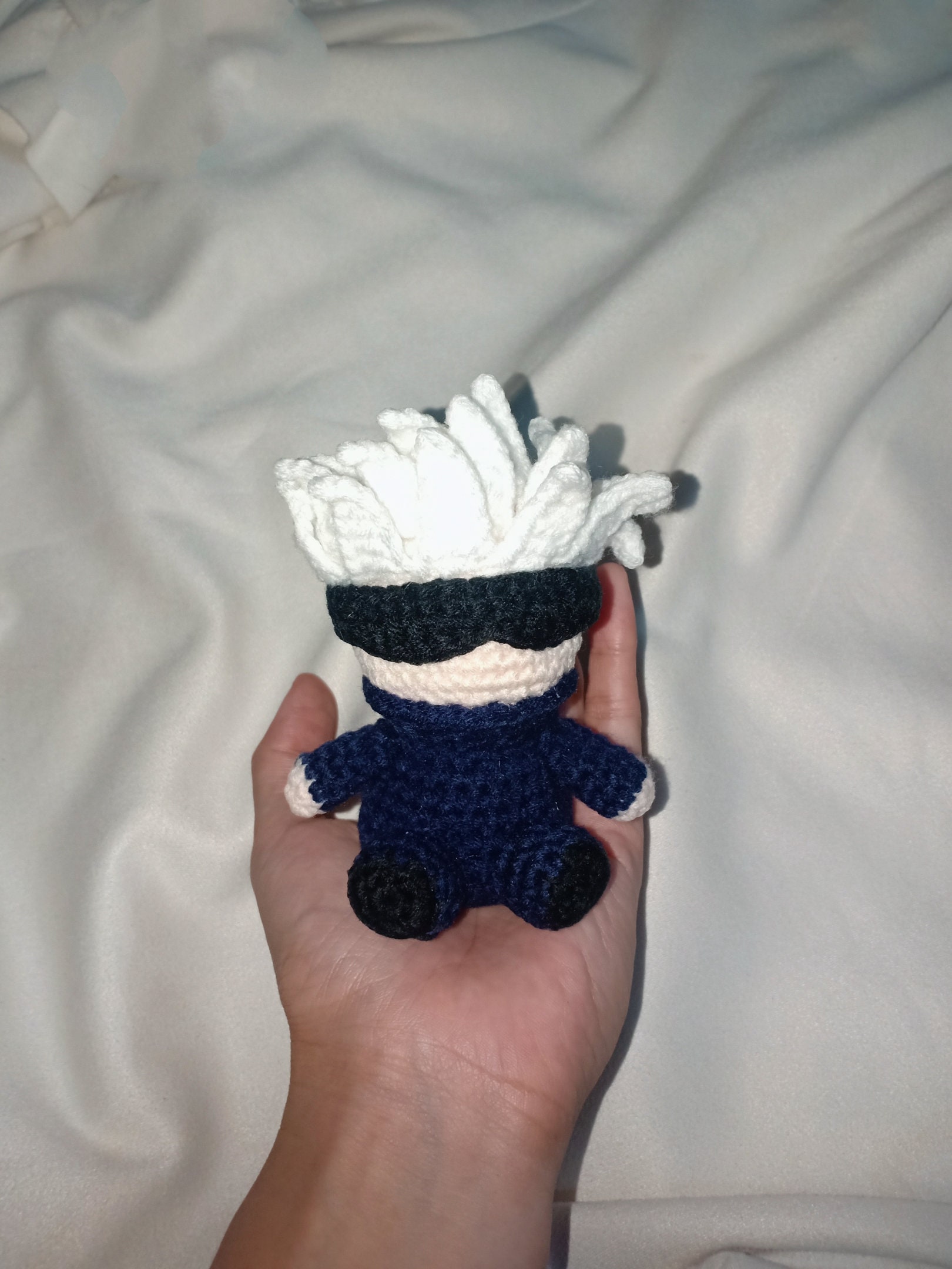 Gojo Satoru Keychain Amigurumi Pattern - Etsy