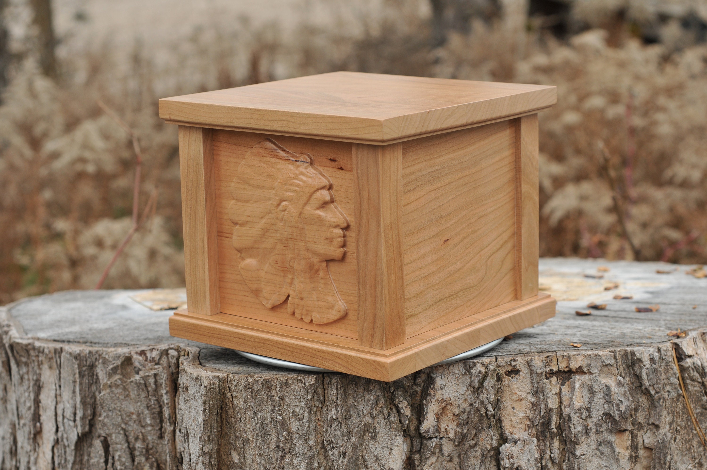 Handcrafted Native American Cremation Urn, Artisan Funeral Urn, Unique ...