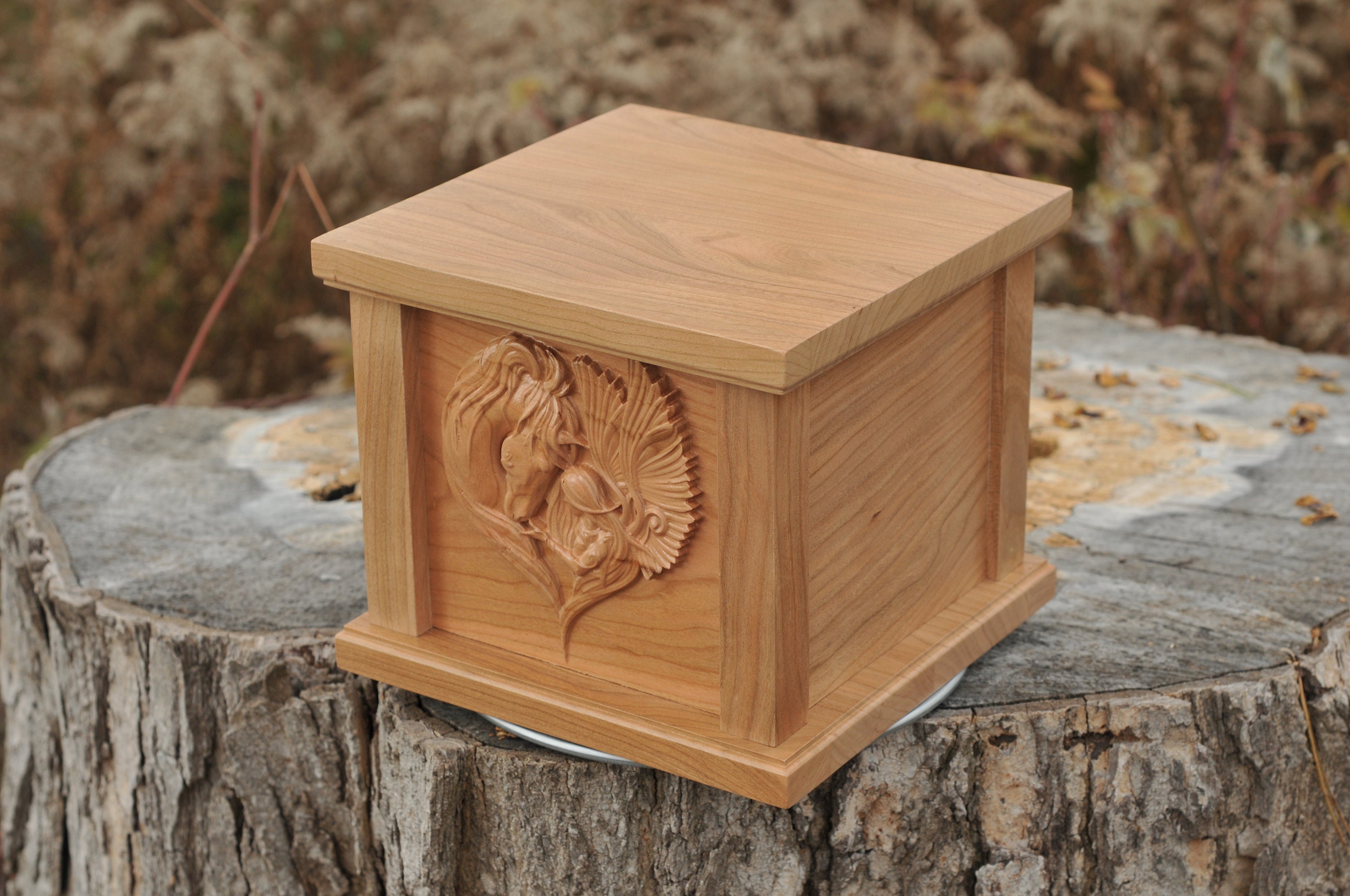 Custom Horse Engraved Cremation Urn, Equine Memorial Keepsake ...