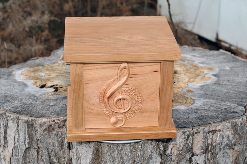Personalized Music Note Cremation Urn for Ashes, Custom Engraved ...