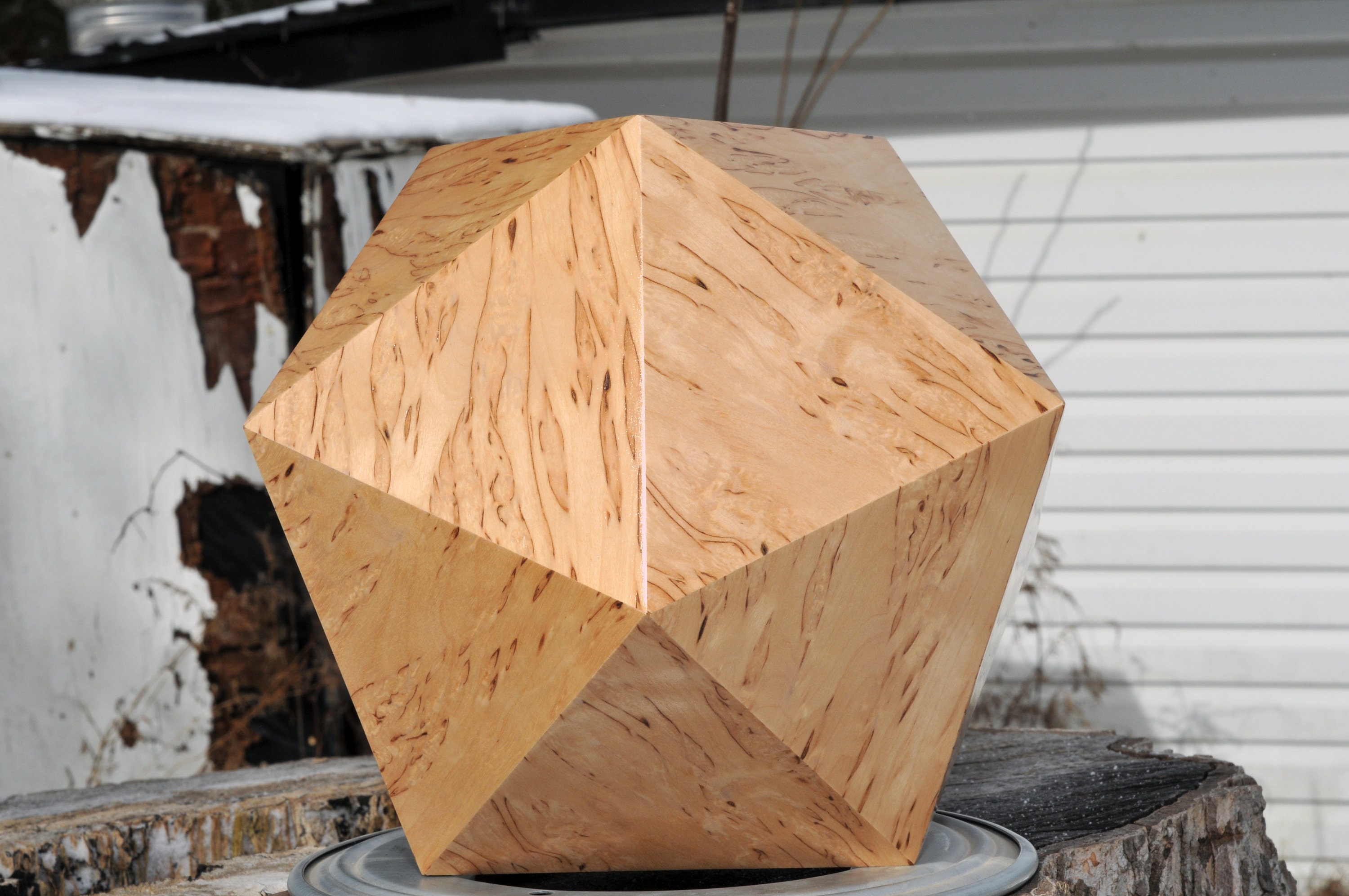 Modern Geometric Urn for Ashes, Elegant Cremation Urn, Artistic ...