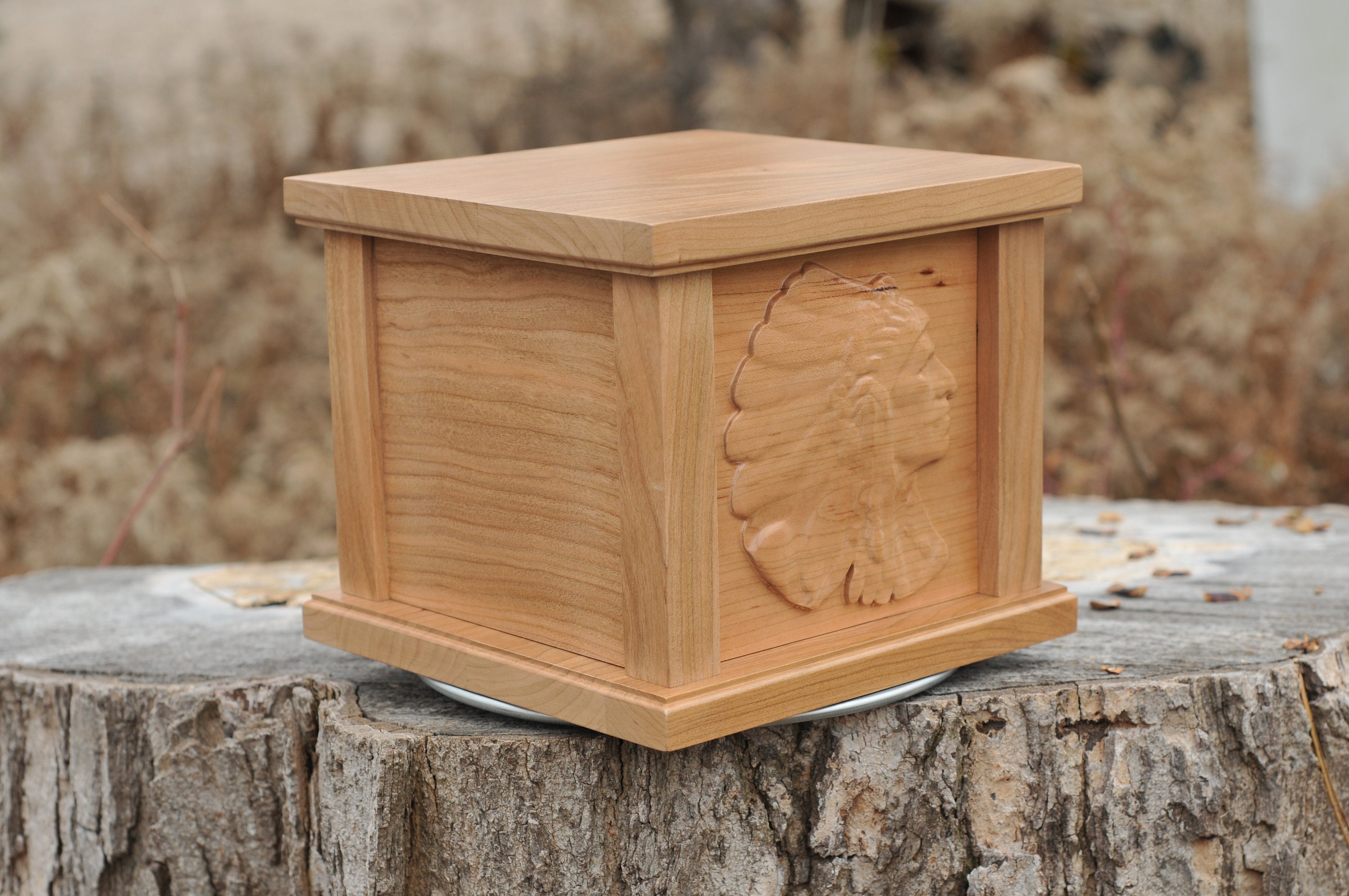 Handcrafted Native American Cremation Urn, Artisan Funeral Urn, Unique ...