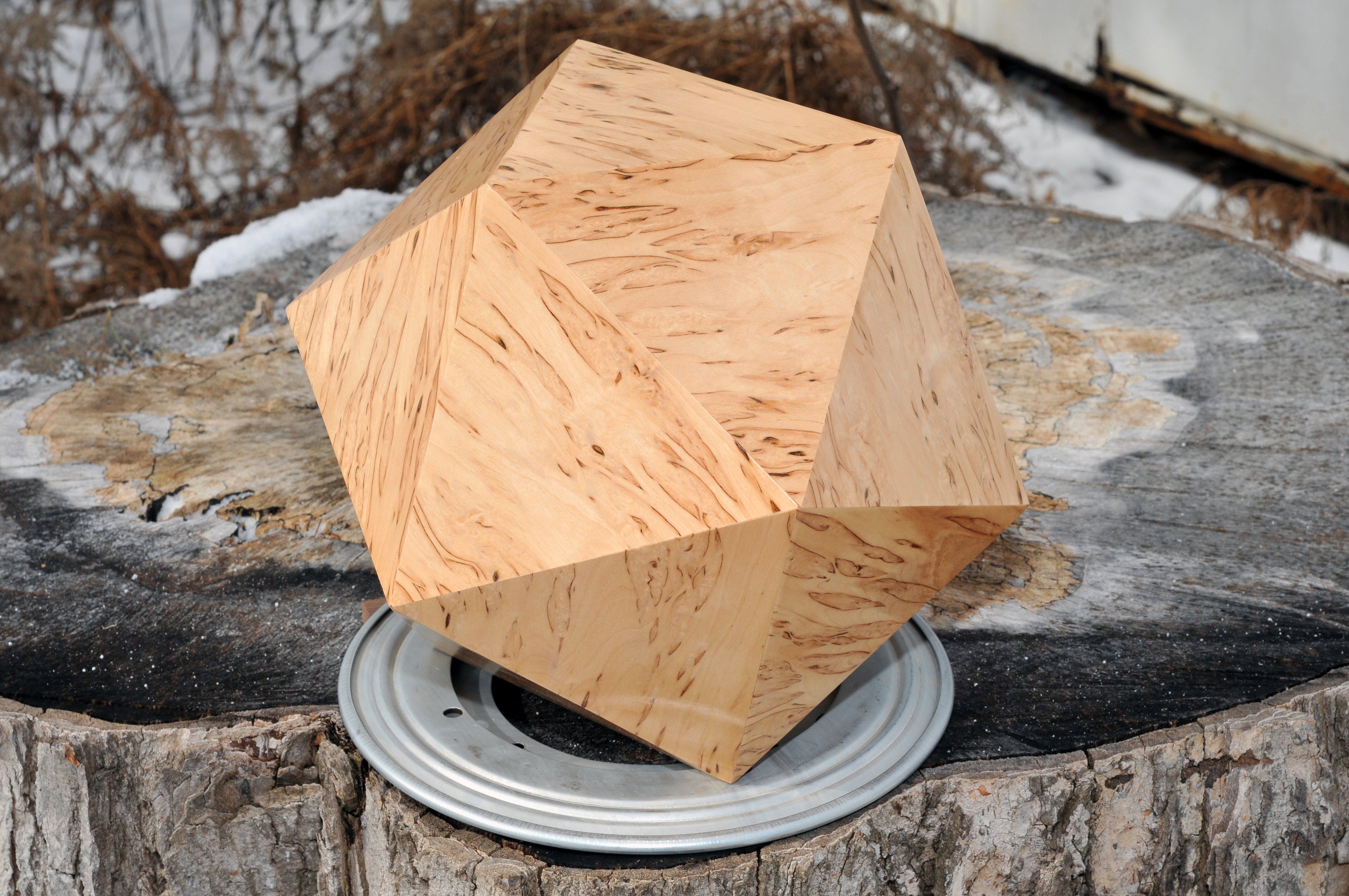 Modern Geometric Urn for Ashes, Elegant Cremation Urn, Artistic ...