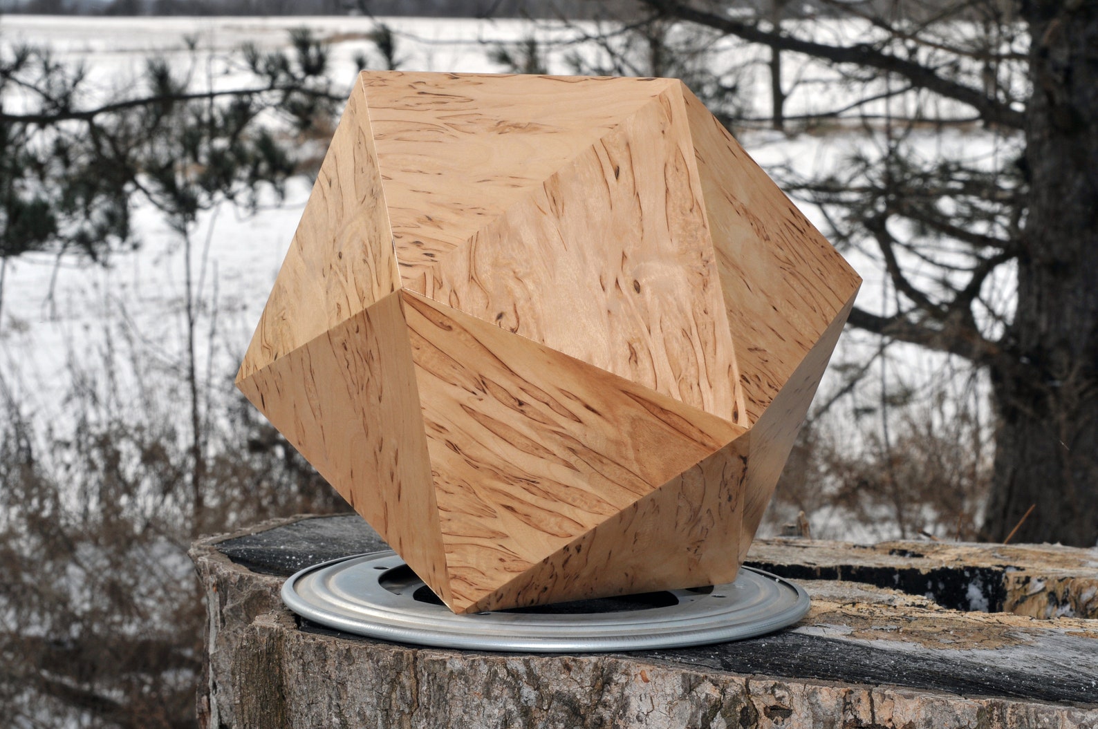 Modern Geometric Urn for Ashes, Elegant Cremation Urn, Artistic ...