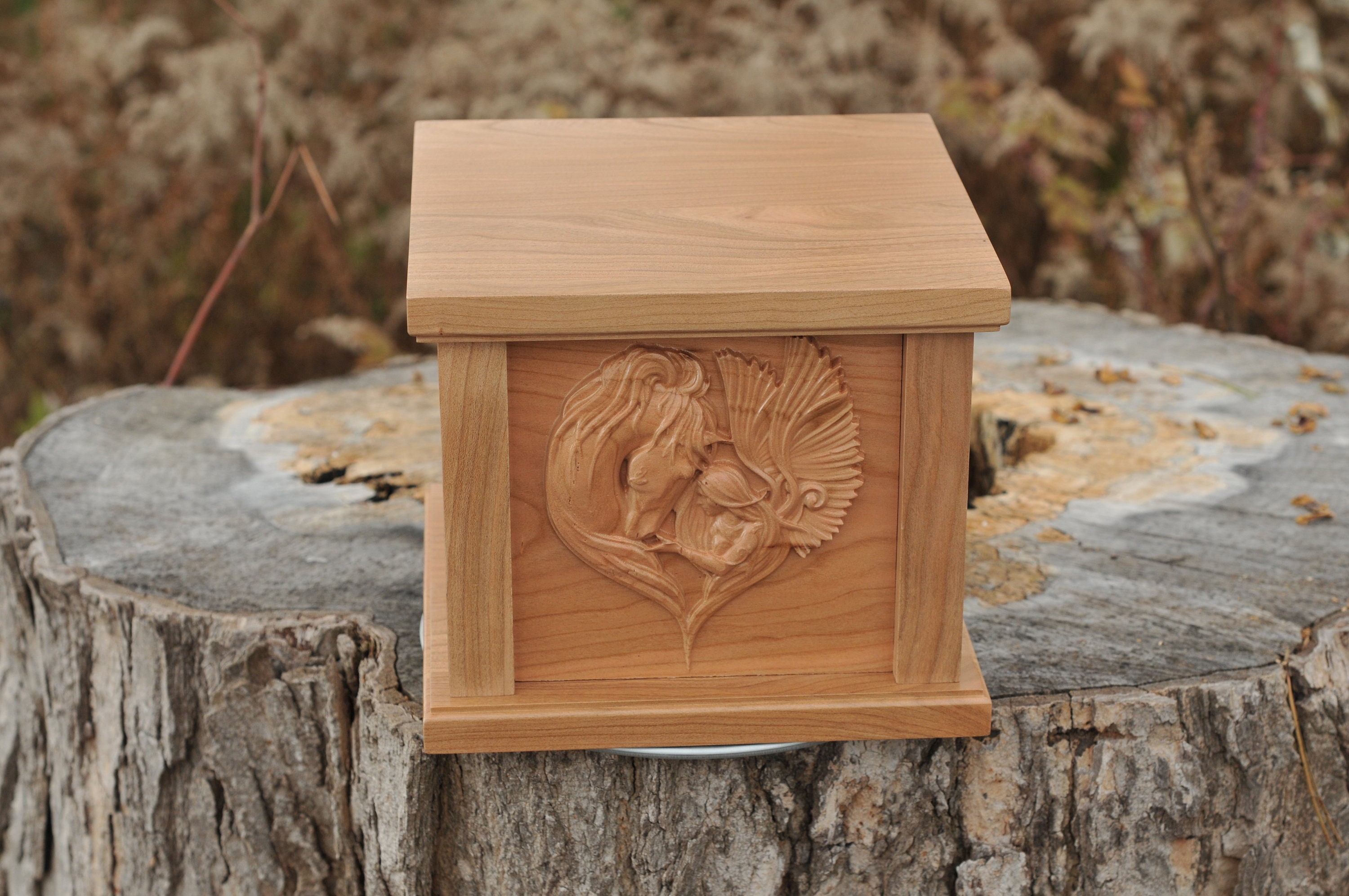Custom Horse Engraved Cremation Urn, Equine Memorial Keepsake ...