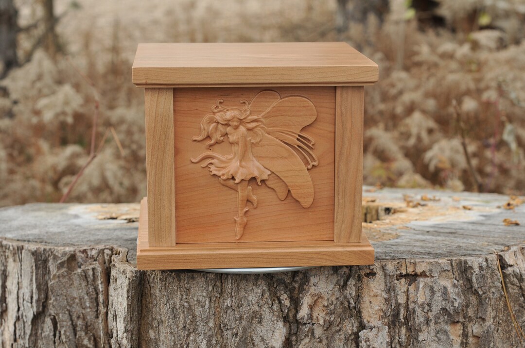 Enchanted Fairy Cremation Urn, Memorial Ashes Holder, Artistic Funeral ...