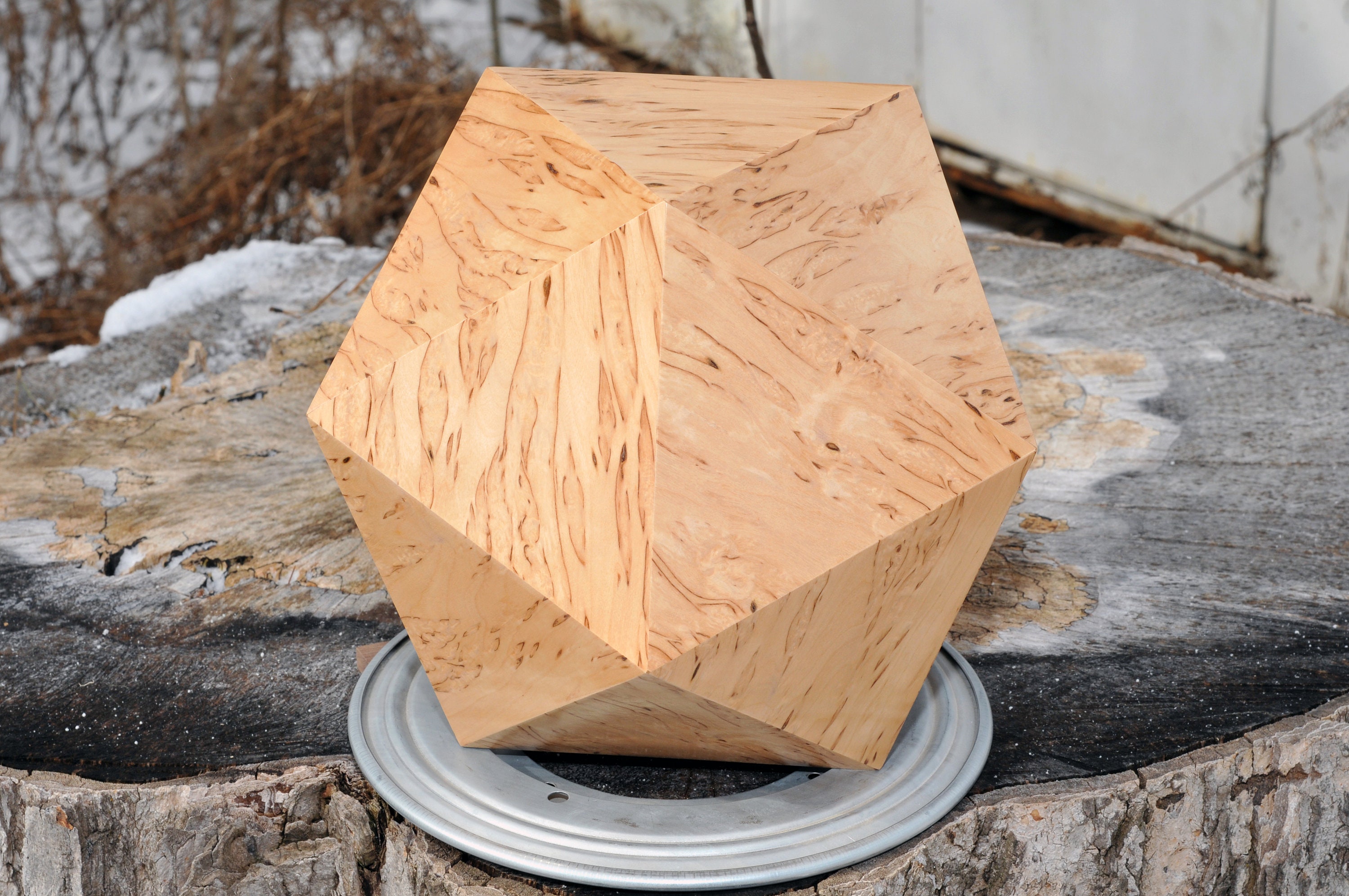 Modern Geometric Urn for Ashes, Elegant Cremation Urn, Artistic ...