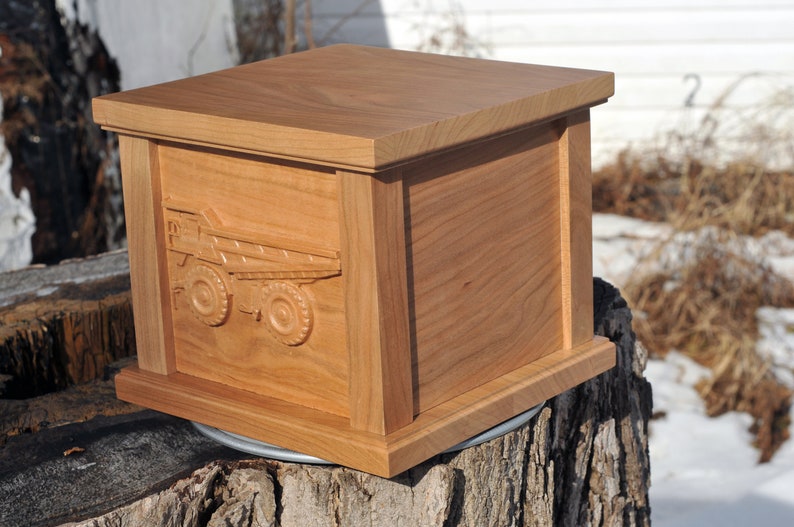 Memorial Haul Truck Cremation Urn, Custom Ashes Keepsake, Unique ...
