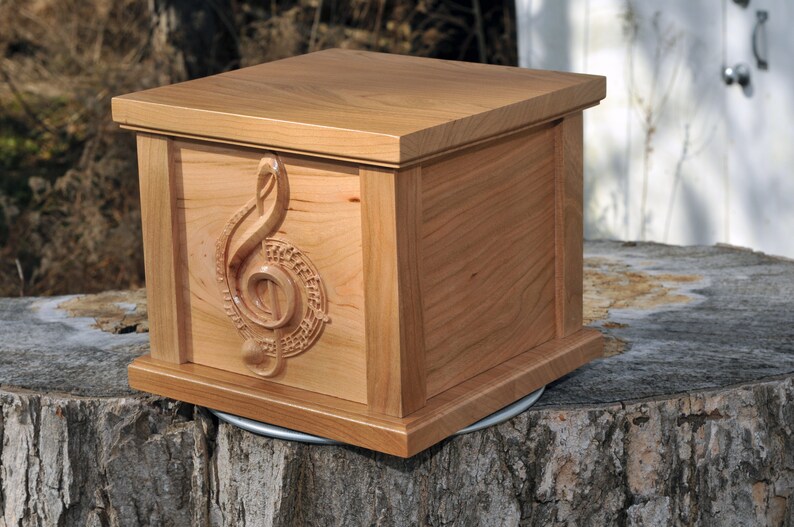 Personalized Music Note Cremation Urn for Ashes, Custom Engraved ...