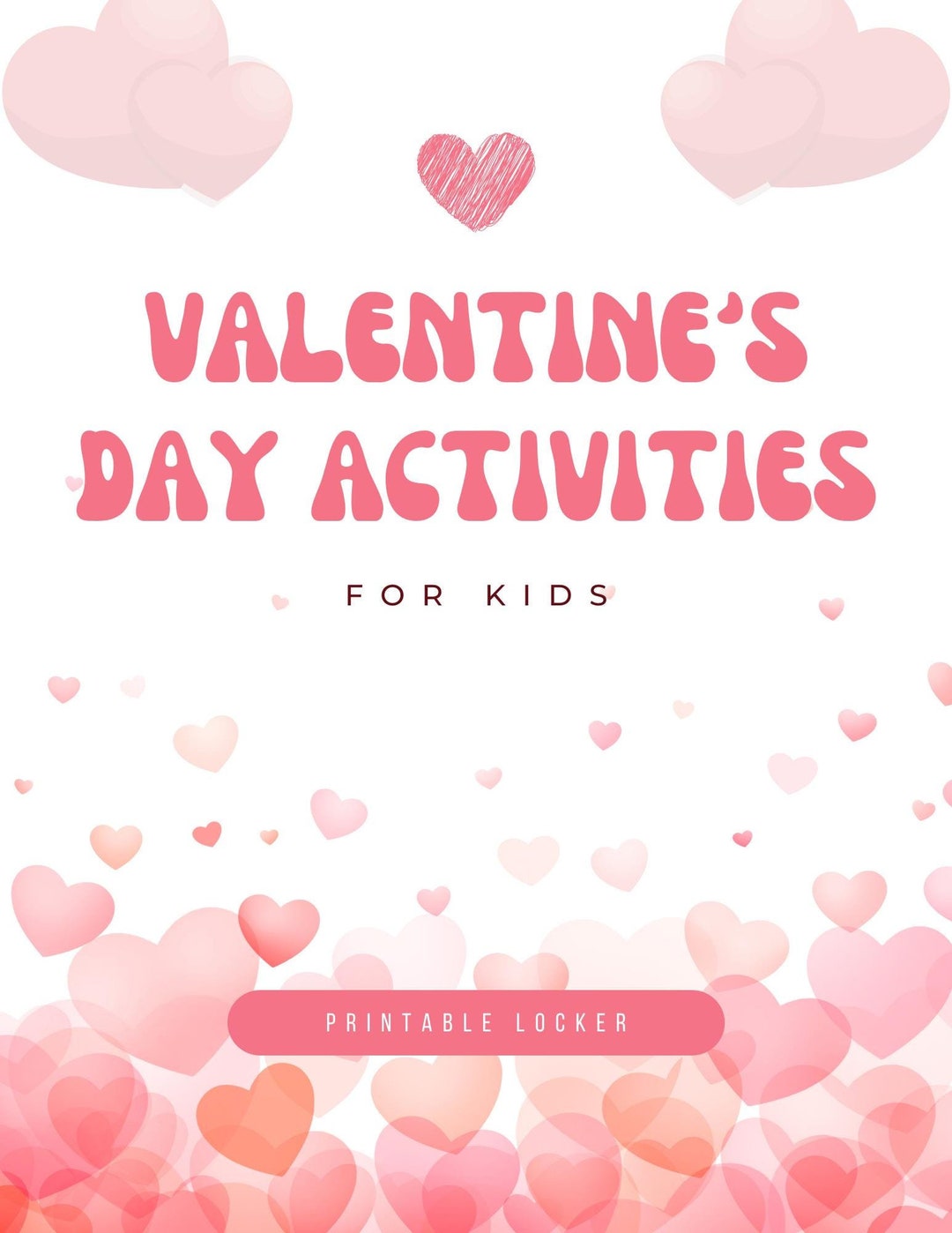 Valentine's Day Activities for Kids, Valentine's Printable Game Packet ...