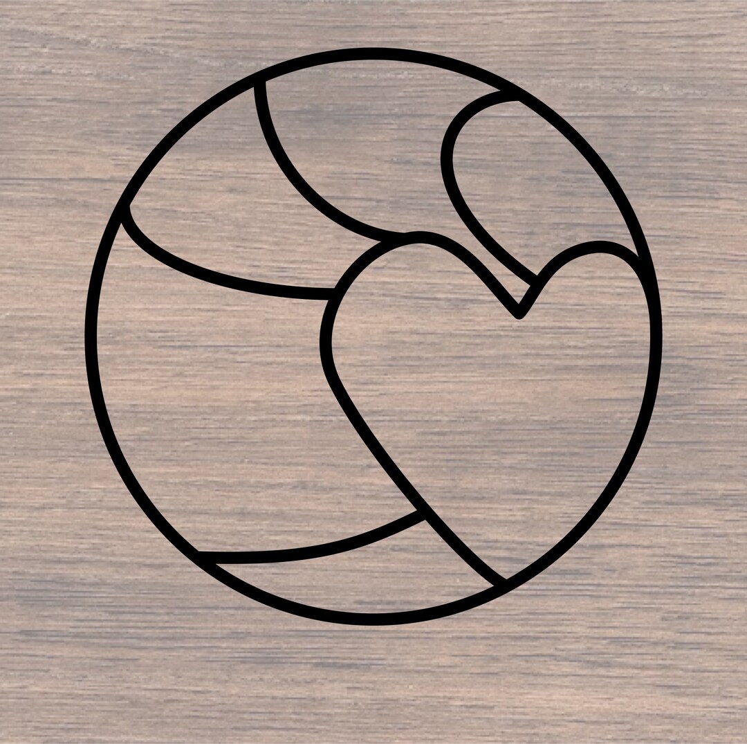 Pluto Planet PNG and SVG Heart Planet - Etsy