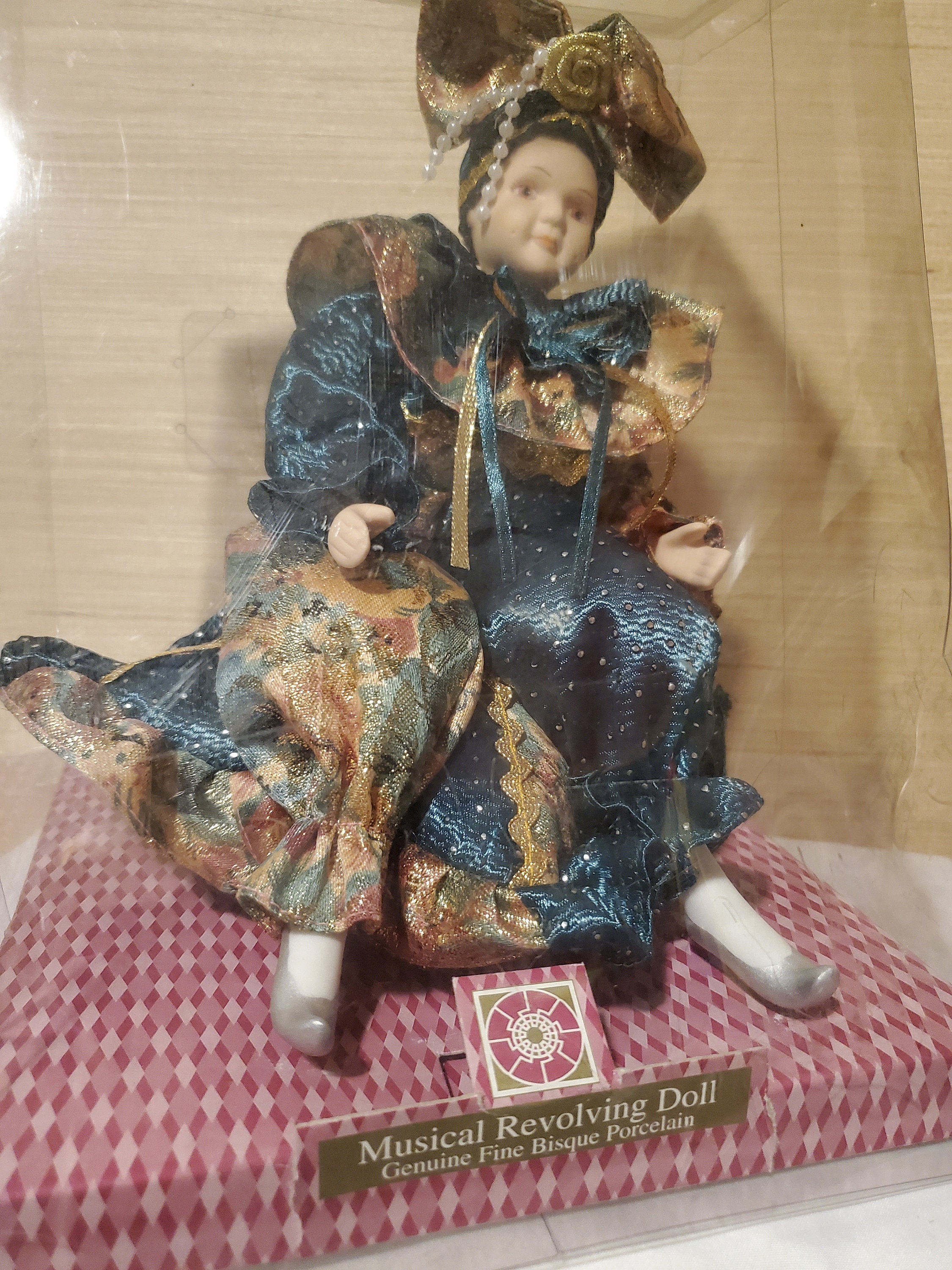 Musical Revolving Gypsie Doll- Genuine Fine Bisque Porcelain - Etsy