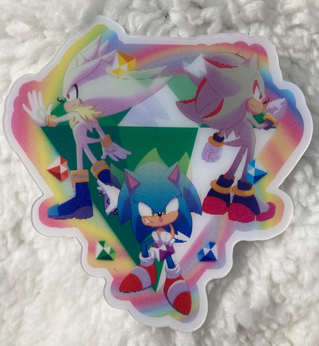 Sonic the Hedgehog-inspired Super Team Triple S Lenticular Changing ...