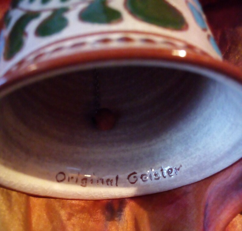 Original Geisler Bell Ornate Pottery Collector Vintage German Pottery ...