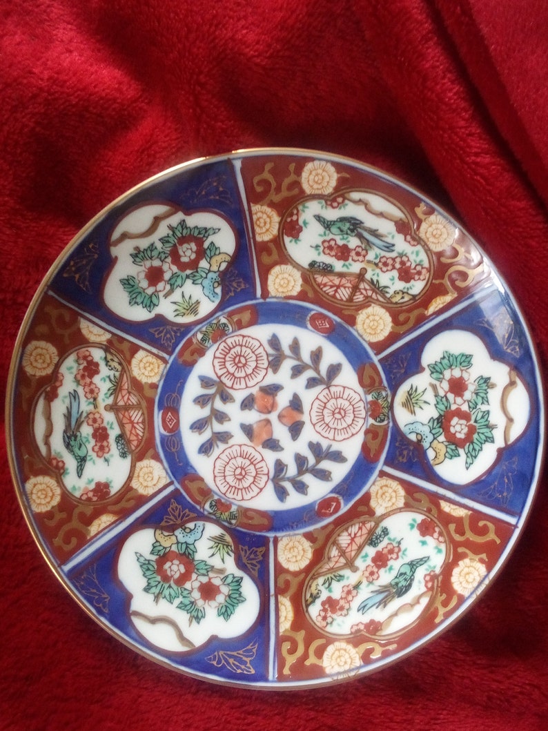 GOLD IMARI Hanging Plate Porcelain China Gold Trim Collector - Etsy