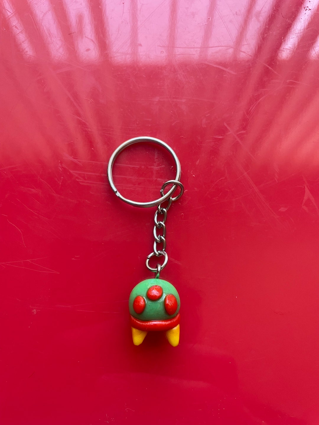 Metroid Polymer Clay Keychain - Etsy