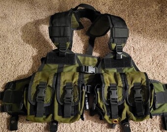 HUNK Alice Patrol Vest LBV Replica for Resident Evil Remake 2 & 4 ...