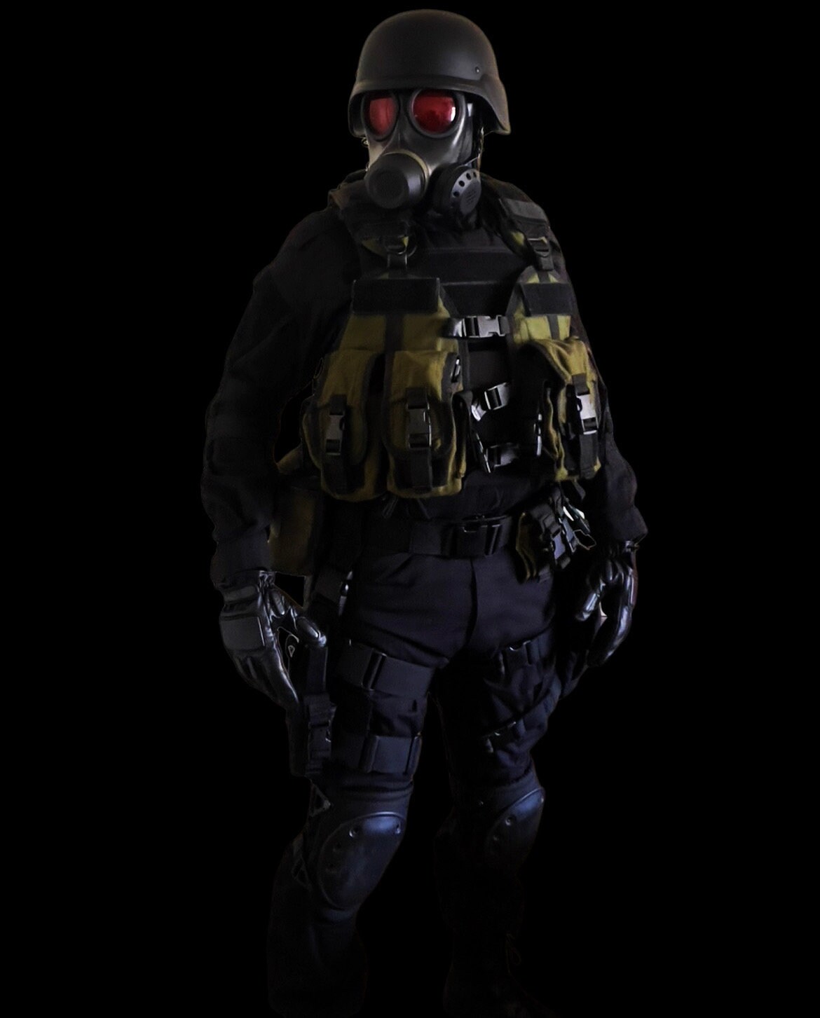 Authentic Replica PTOA III Body Armor Vest for Resident Evil 2 and 4 Remake HUNK Costume Cosplay ...