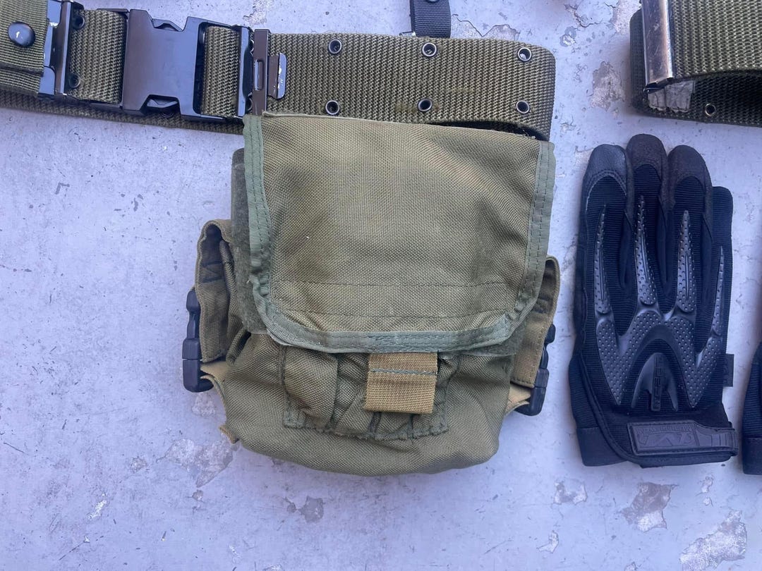 RARE Special Operations Equipment SOE Old School Vintage Dump Pouch OD ...