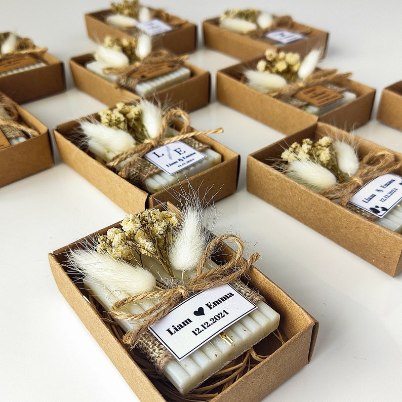Personalized Soap Favors - Bulk Guest Favors for Wedding, Engagement ...