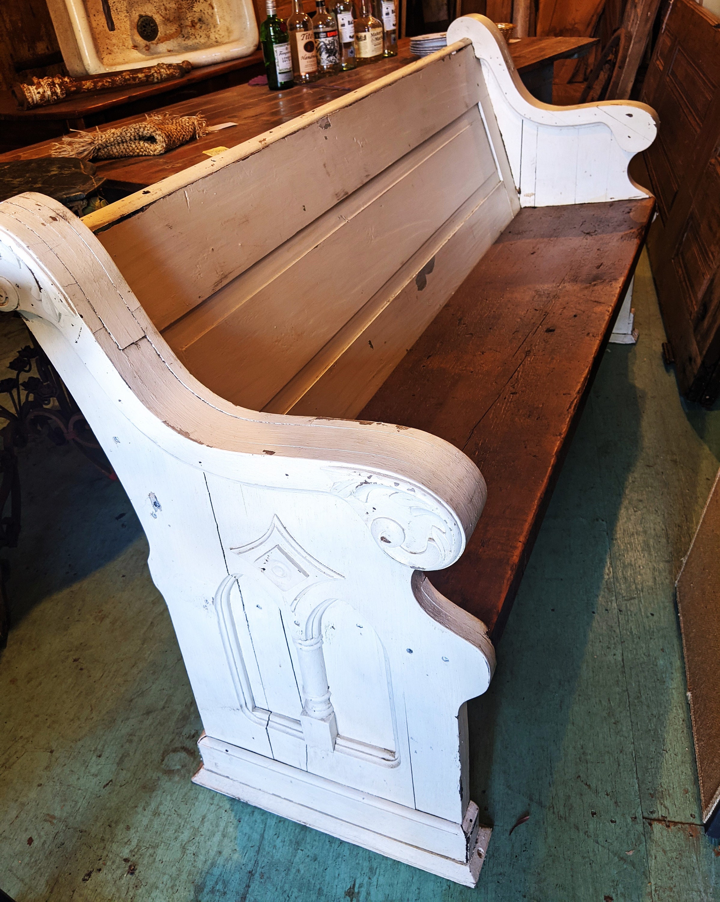 Repurposed Church Pews