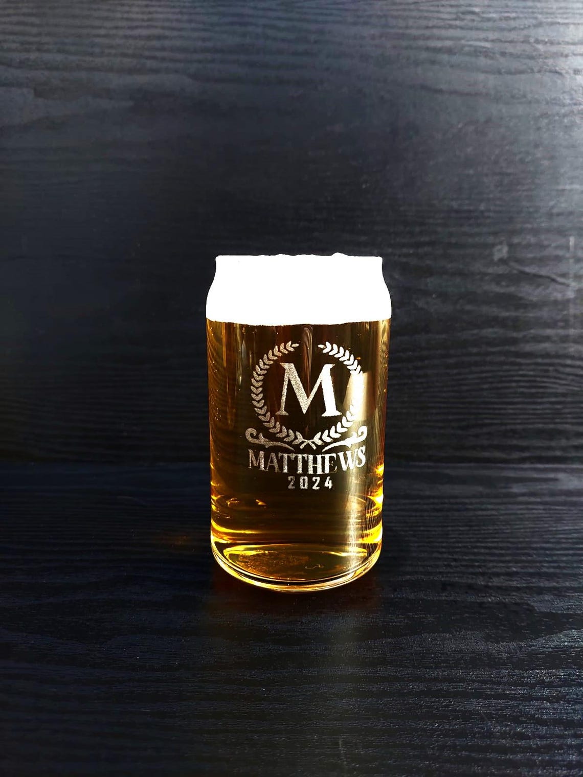 Personalized Beer Can Glass: Engraved Groomsman Gift - Etsy
