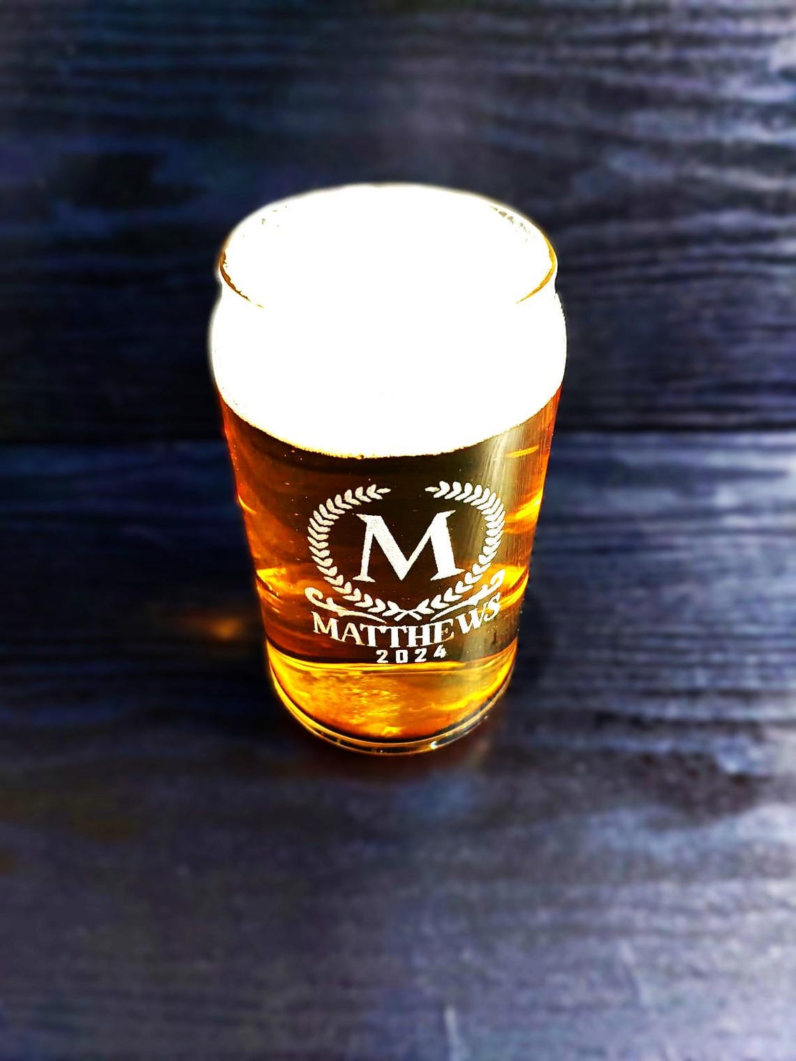 Personalized Beer Can Glass: Engraved Groomsman Gift - Etsy