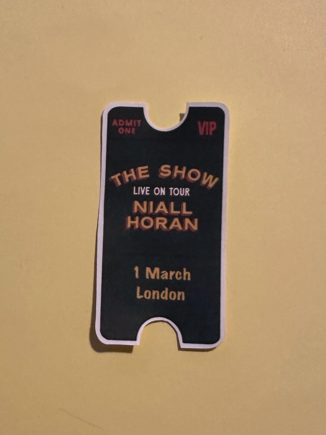 The Show Live on Tour UK Ticket Sticker - Etsy