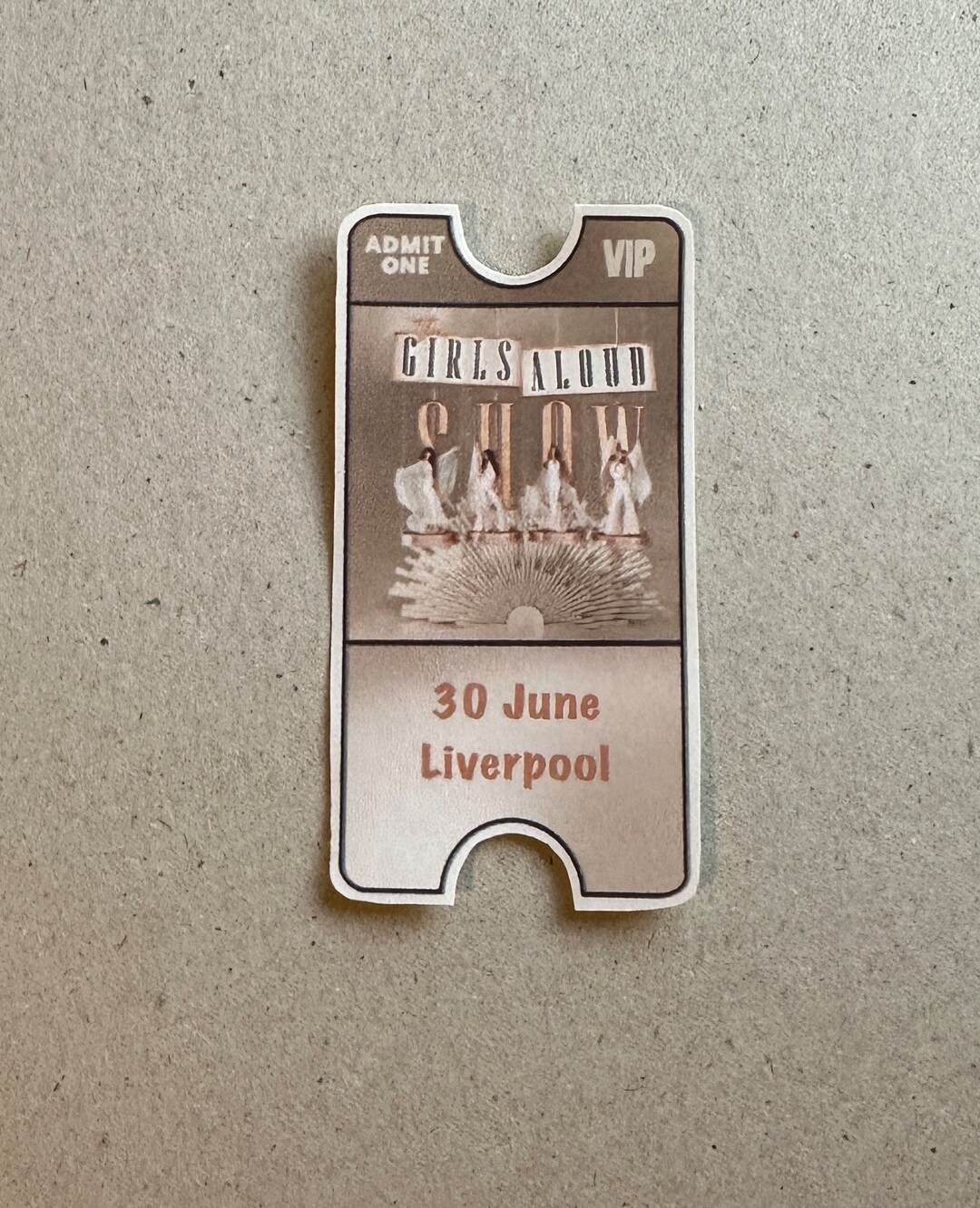 Girls Aloud the Show Ticket Sticker - Etsy UK