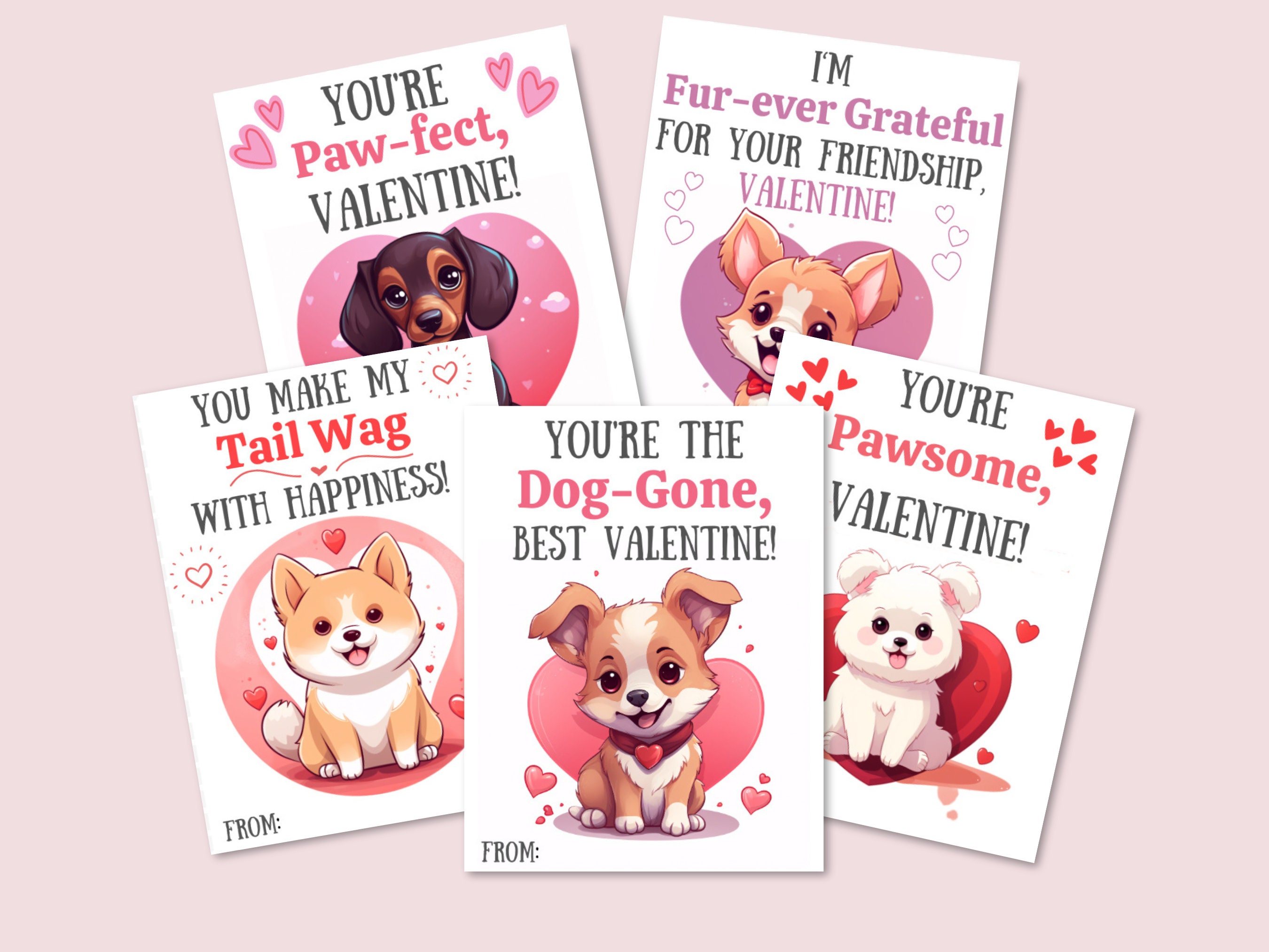 Mini Valentine's Day Cards, Classroom Valentine's Day Cards for Kids ...