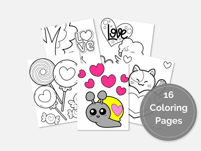 20 Printable Valentine’s Day Activity Sheets, Valentine’s Day Bundle ...