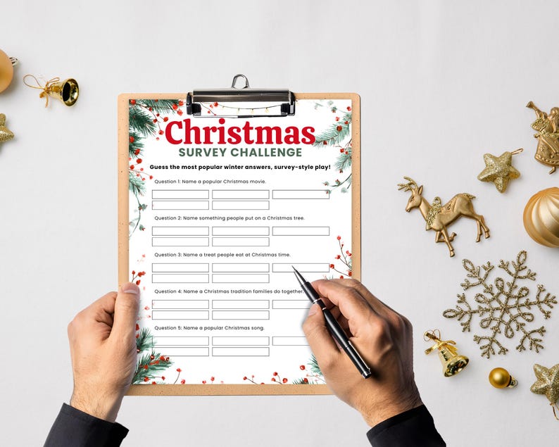 Christmas Trivia Questions, Printable Family Game for Holiday Fun, Kids ...