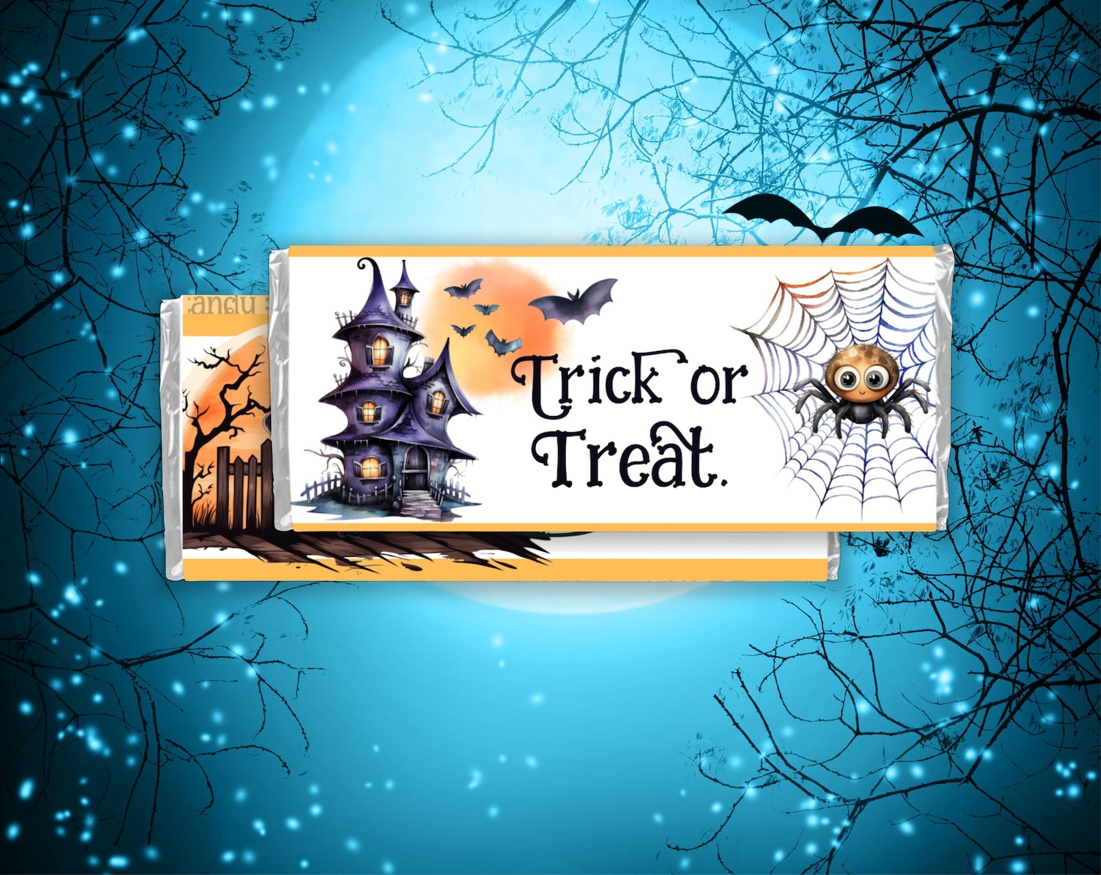 Halloween Candy Bar Wrapper, Instant Download Printable Treats, Fun ...