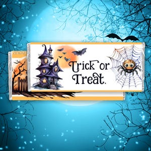 Halloween Candy Bar Wrapper, Instant Download Printable Treats, Fun ...