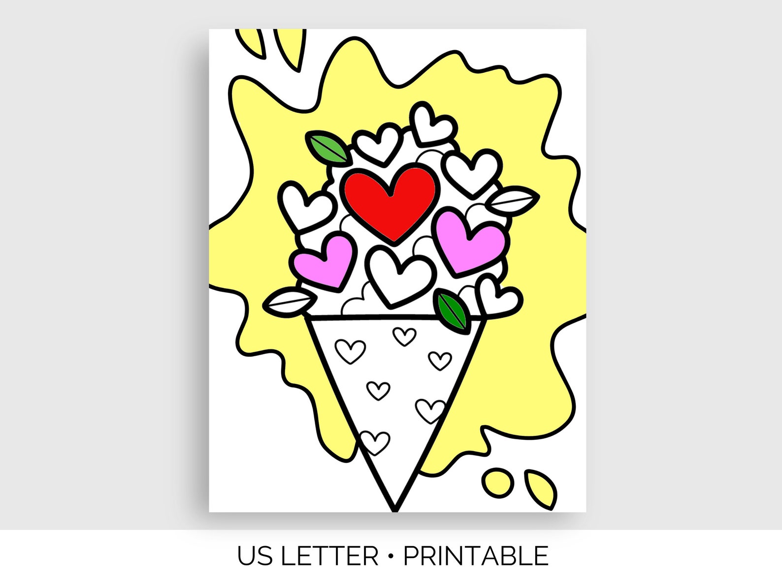 20 Printable Valentine’s Day Activity Sheets, Valentine’s Day Bundle ...