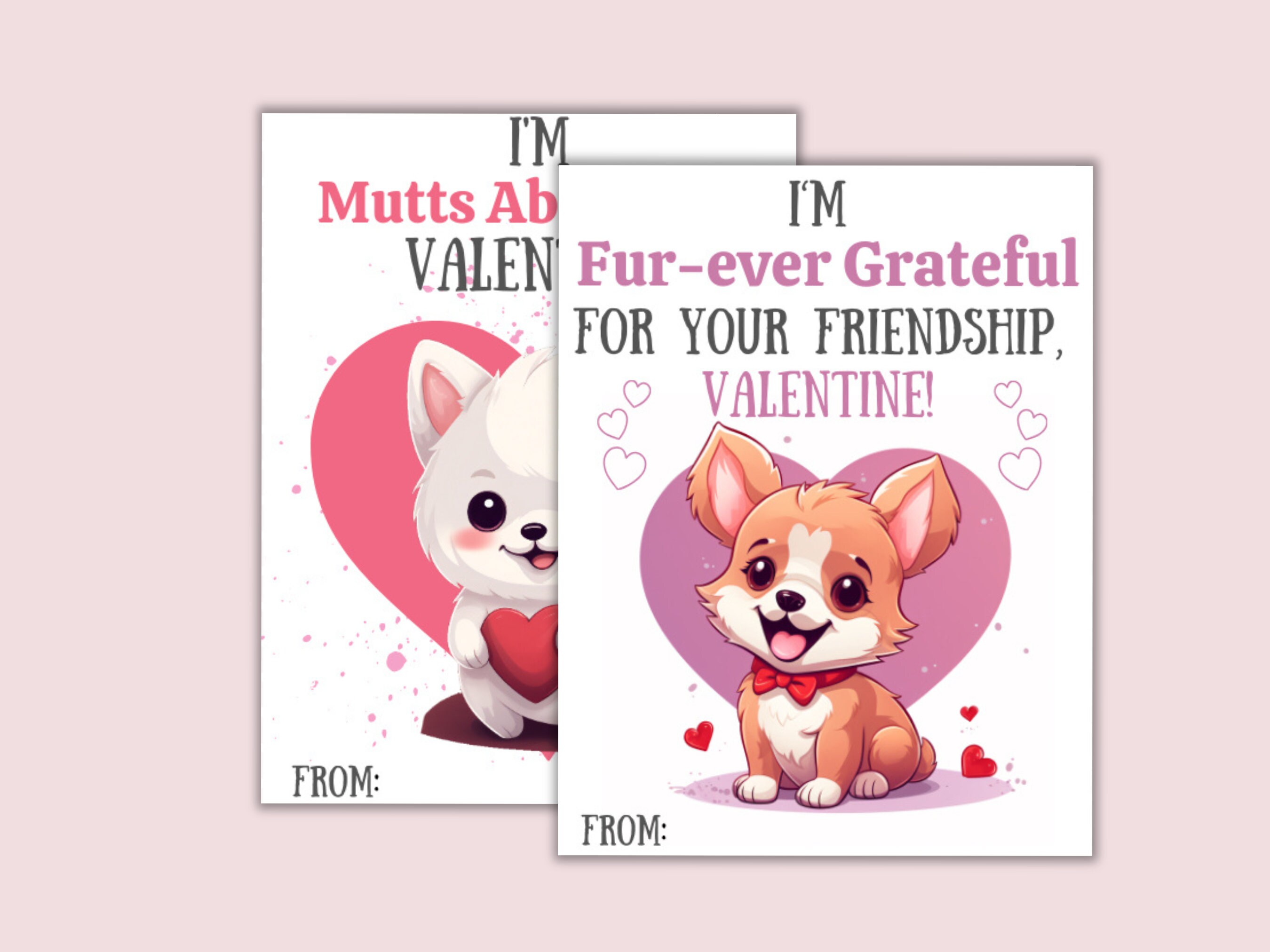 Mini Valentine's Day Cards, Classroom Valentine's Day Cards for Kids ...
