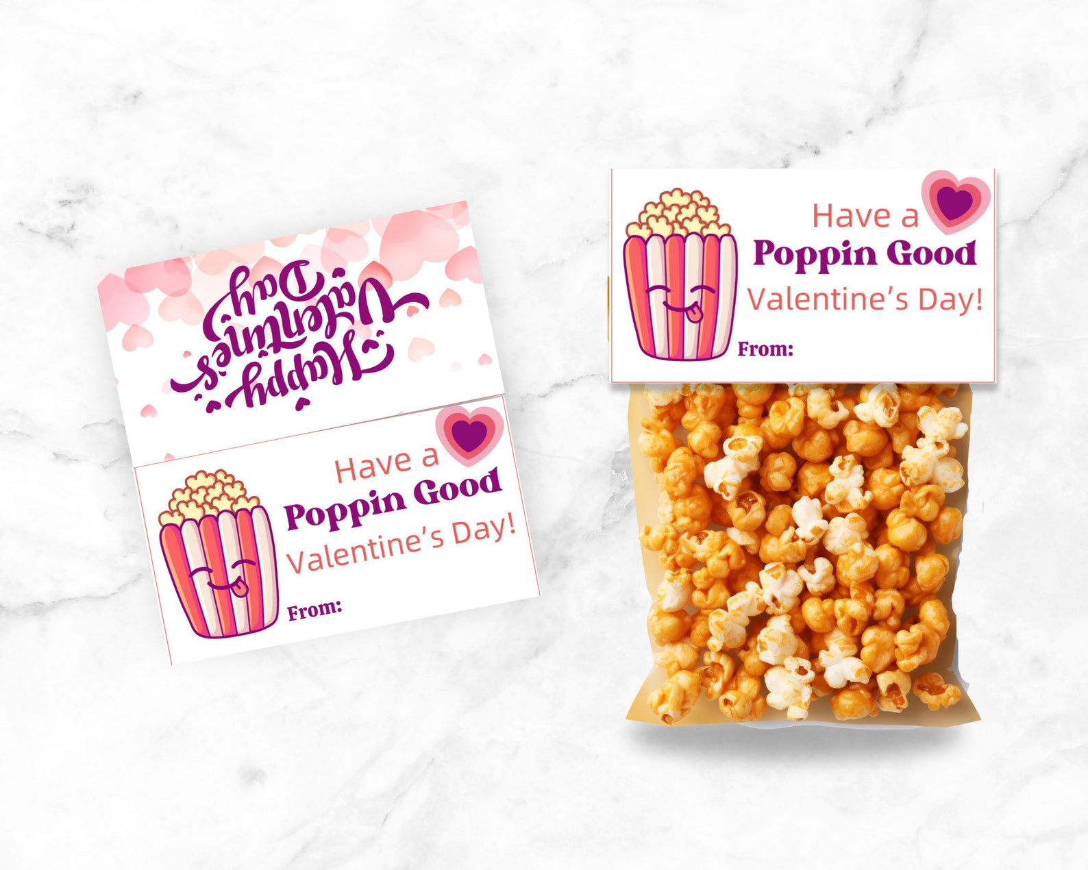 Valentine’s Day Treat Bags Topper, Happy Valentine's Day Treat Bags ...