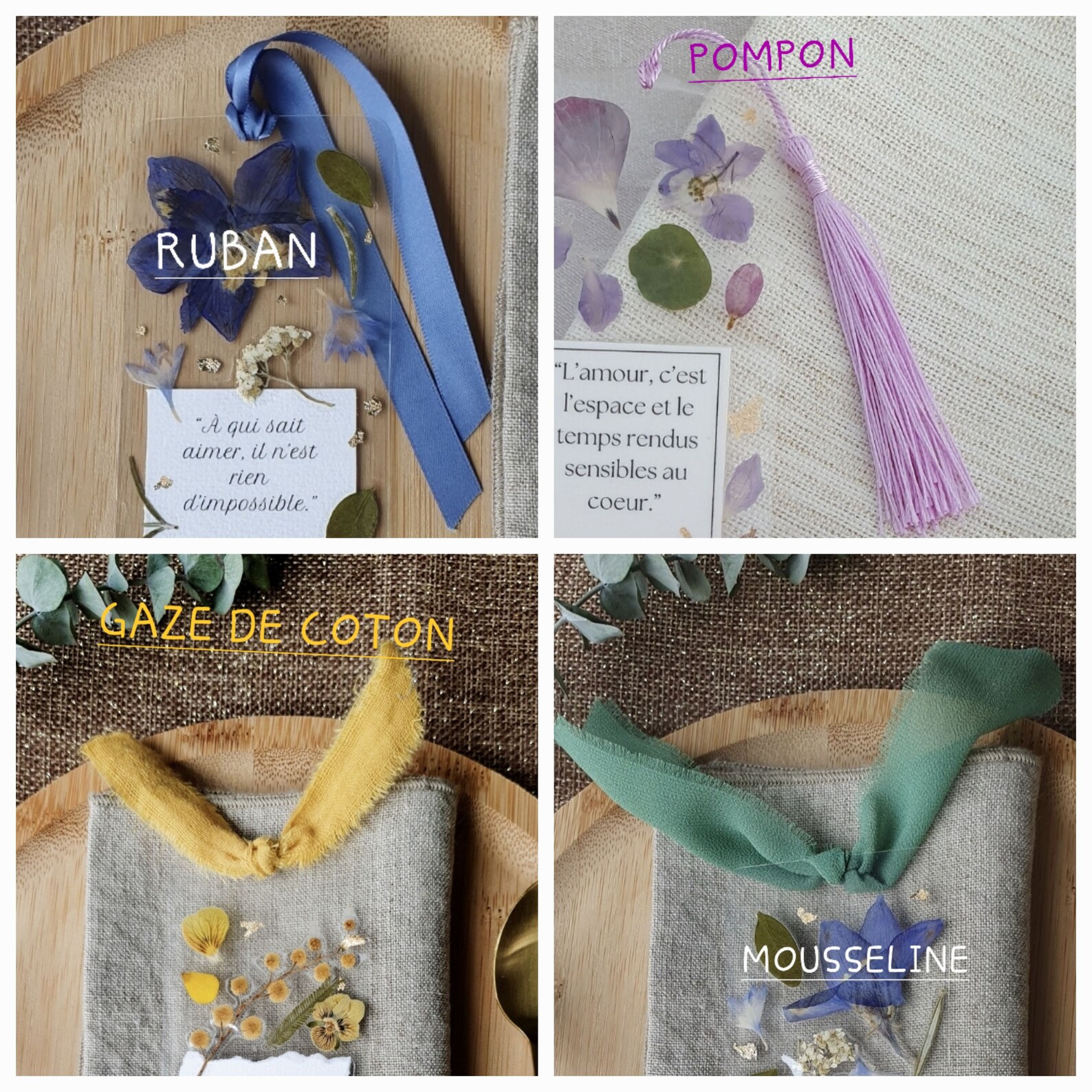 Floral Bookmark Personalized First Name to Offer - Birthday, Wedding ...