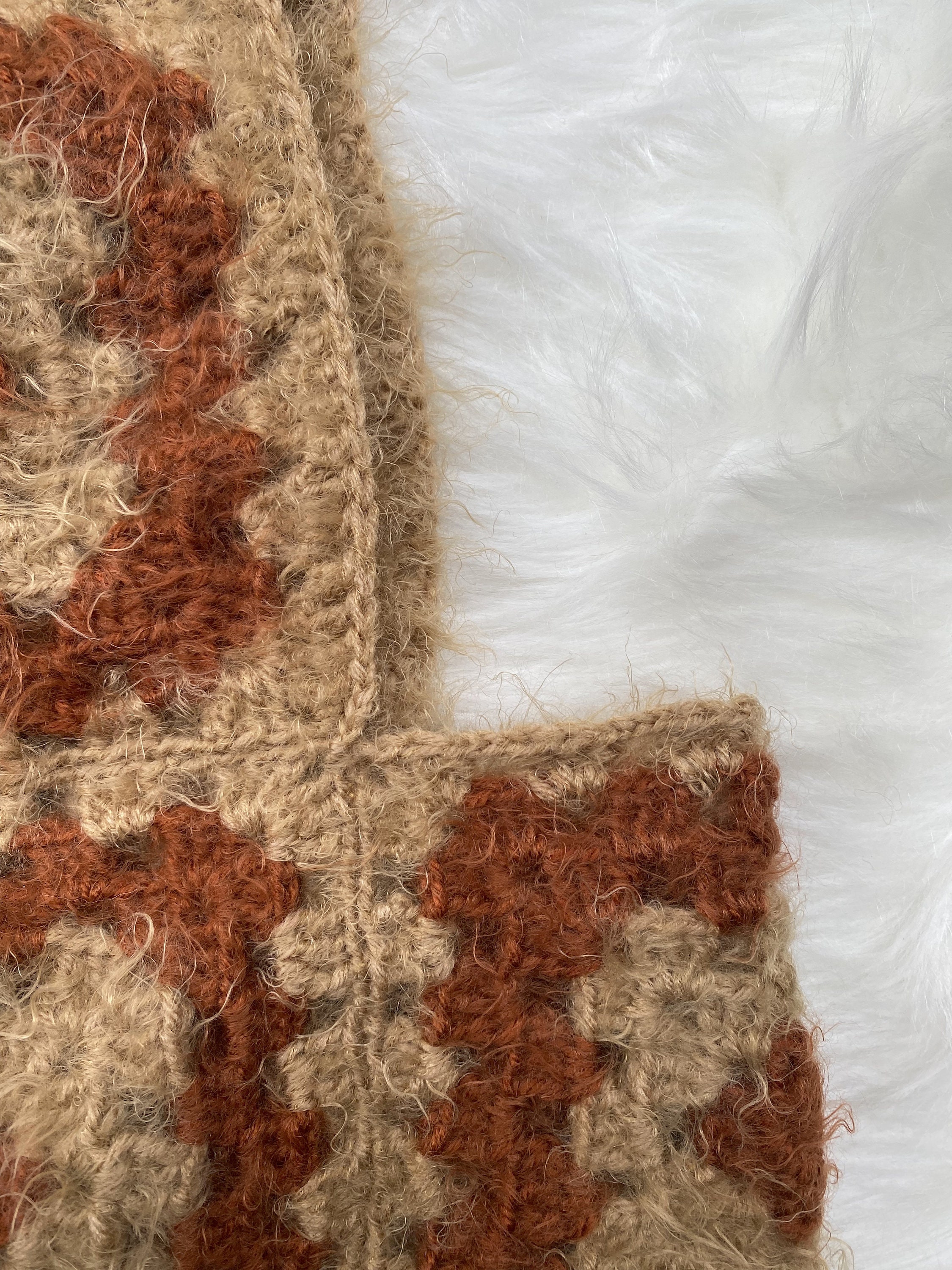 Beige Balaclava, Knit Balaclava, Granny Square, Ski Mask, Hand Knit ...