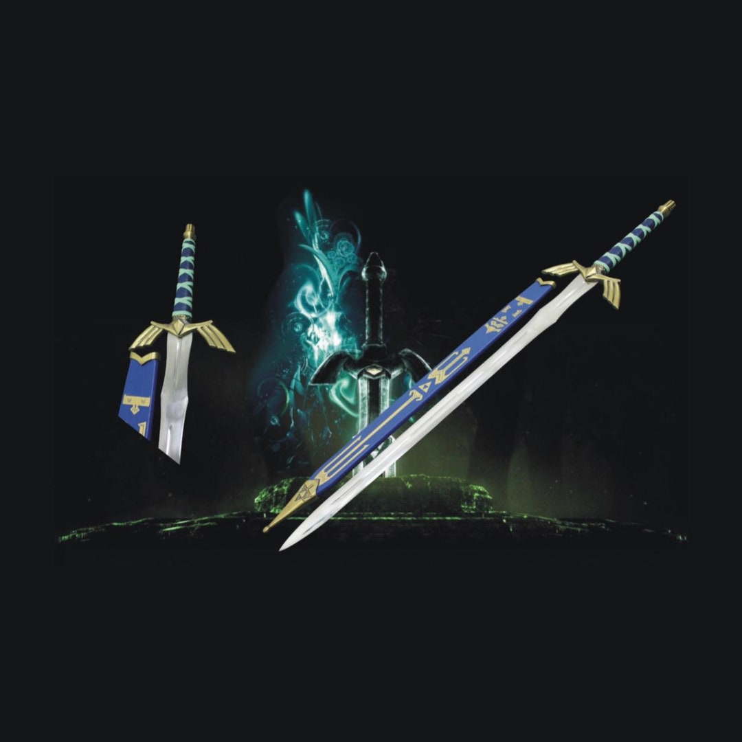 The Legend of Zalda Limited Edition Blue Sword Replica With Scabbard ...