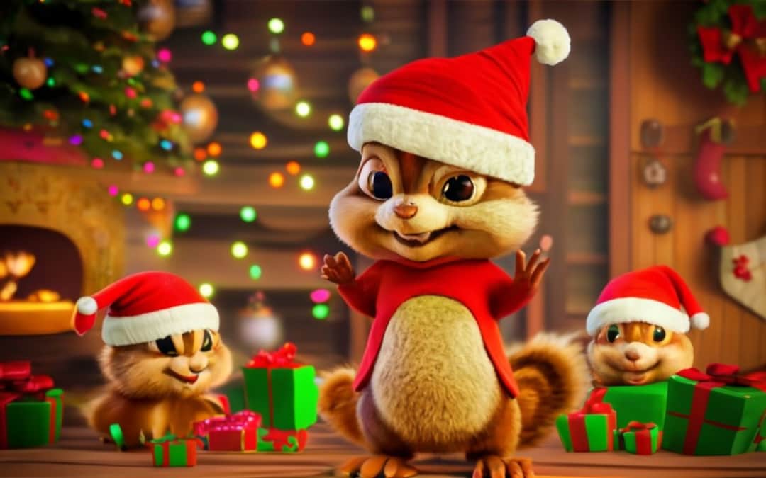 Santa Chipmunk - Etsy