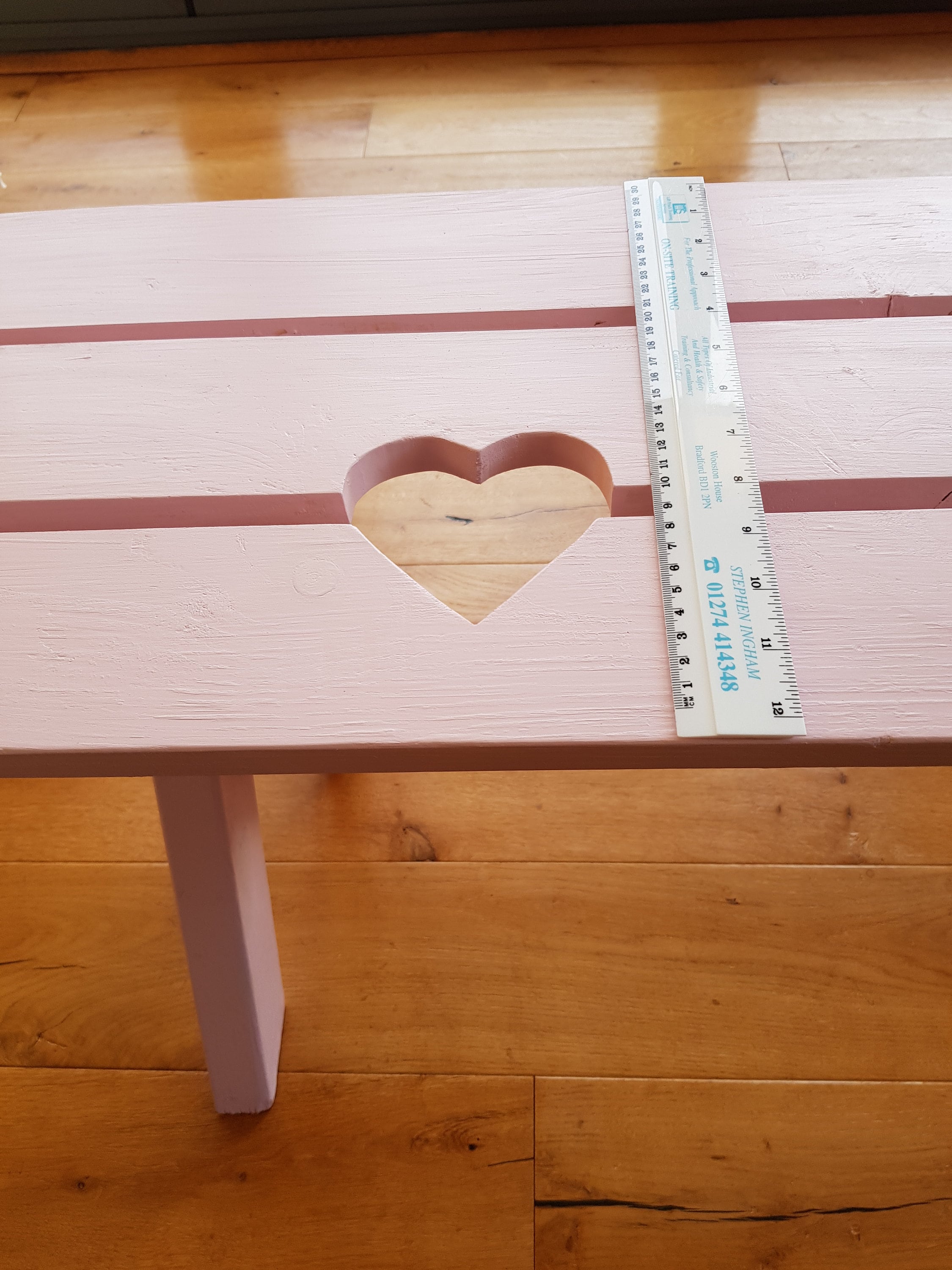 Bespoke Heart Bench - Etsy