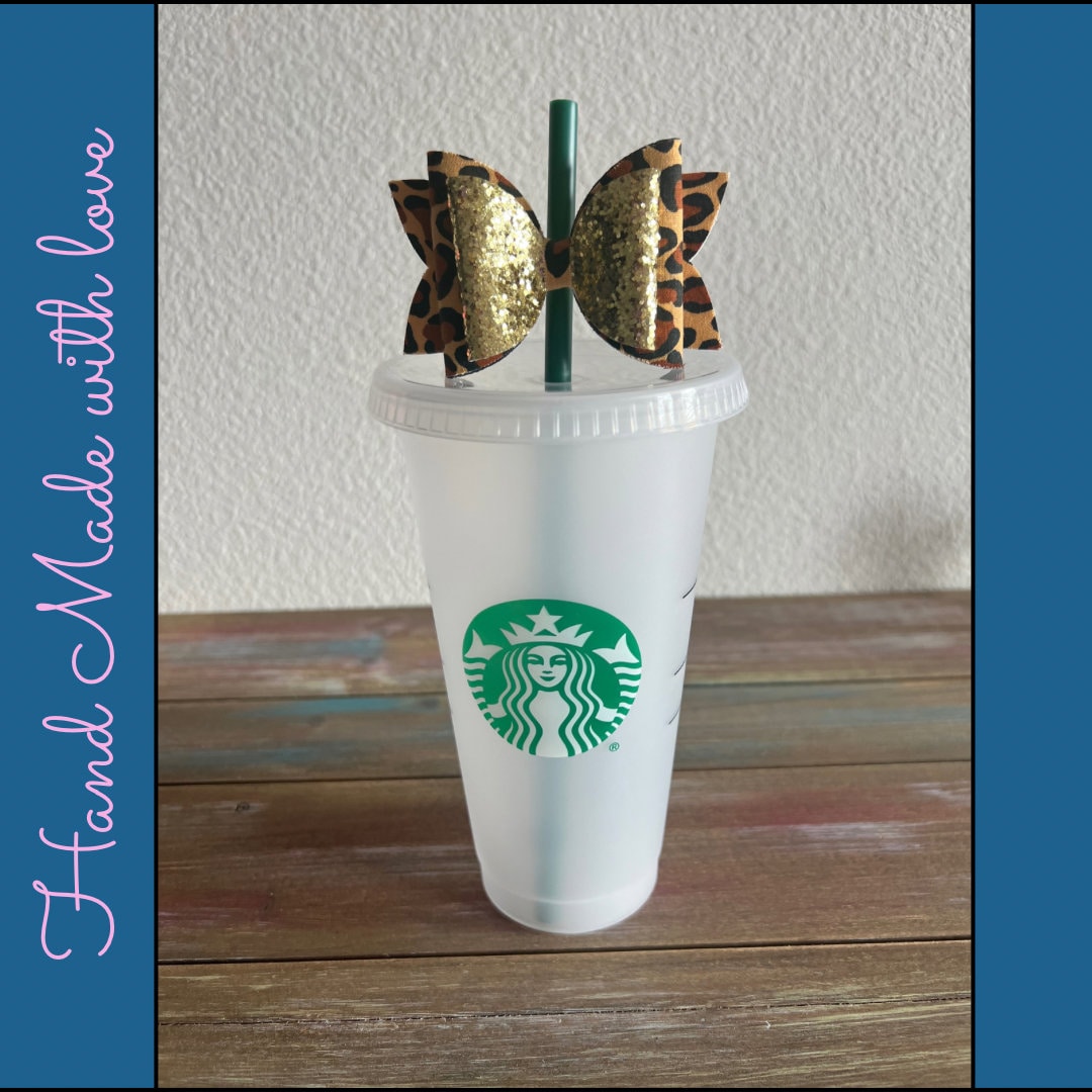 Straw Topper Bows, Tumbler Straw Topper Bow, Cup Straw Topper Bows ...