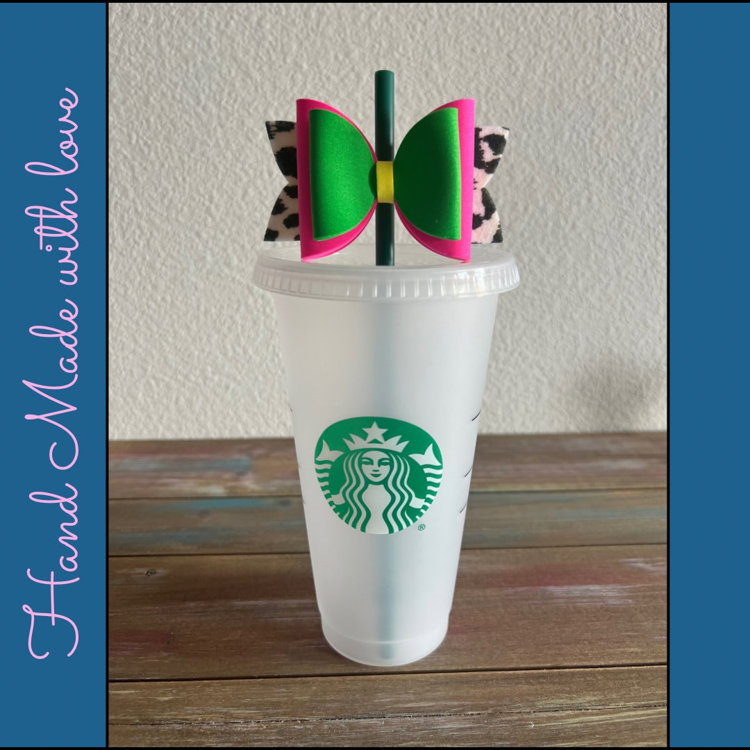 Straw Topper Bows, Tumbler Straw Topper Bow, Cup Straw Topper Bows ...