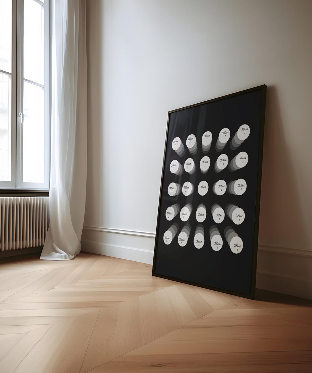 Golf Wall Art FORE! (black/white) Print - Modern Golf Art, Great Golf ...