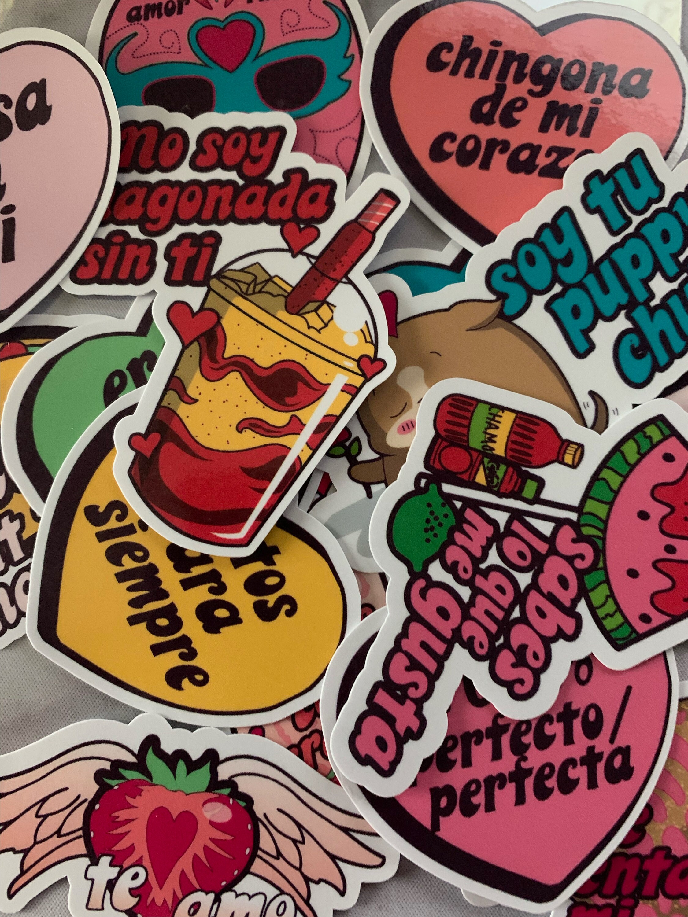 Mexican Valentine Sticker Pack 17 Stickers - Etsy