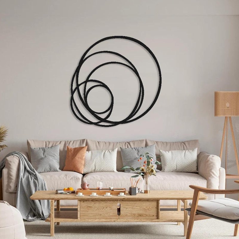 Circles Wall Decor - Etsy