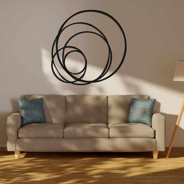 Circles Wall Decor - Etsy